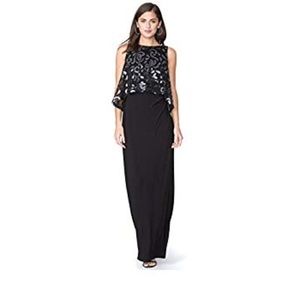 Chaps | Dresses | Black Sequin Maxi Dress | Poshmark